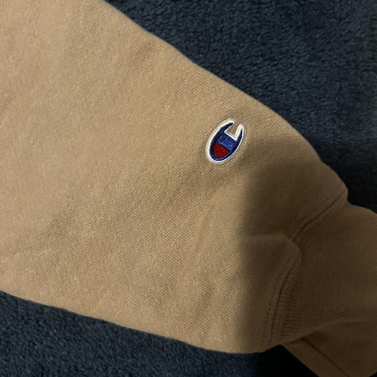 Tan Champion Crewkenck - Depop