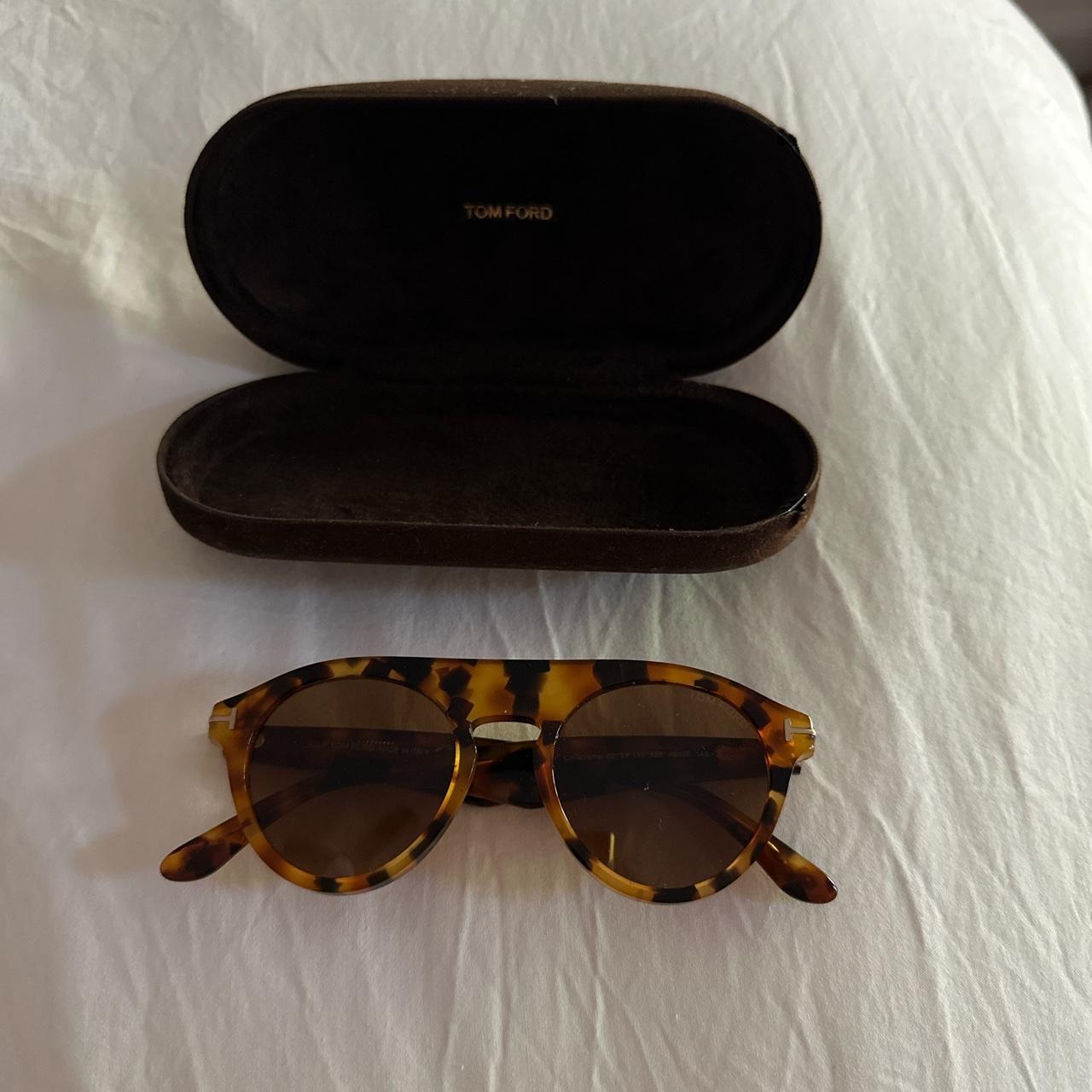 TOM FORD Tortoise Shell Polarized Sunglasses Comes... - Depop