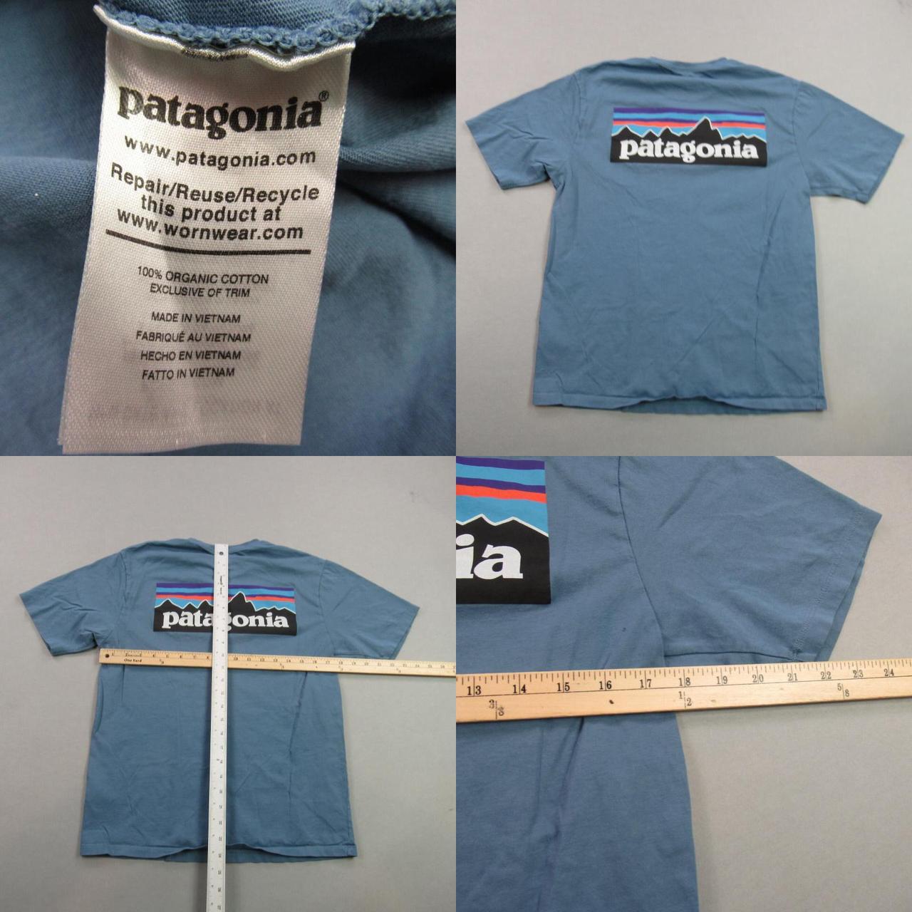 Patagonia Shirt Mens Small Short Sleeve Crew Neck... - Depop
