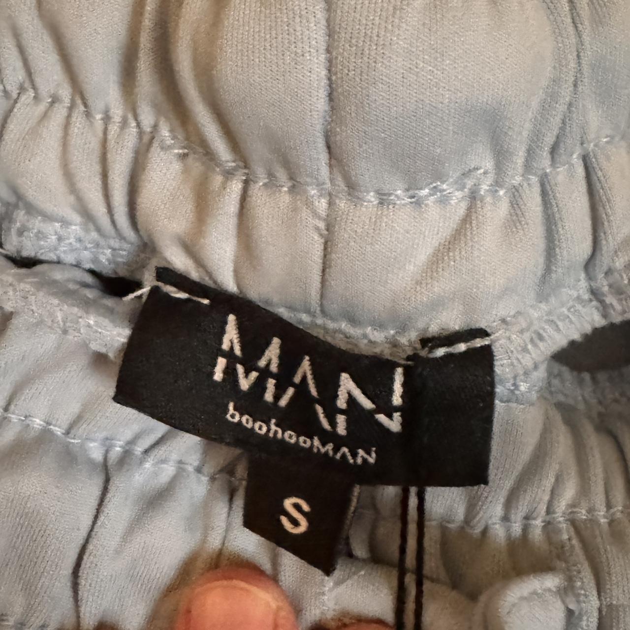 Light blue Boohoo Man shorts #boohooman - Depop