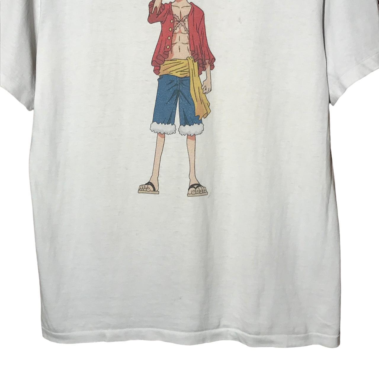 Bape One Piece Collab Anime t shirt Size on label:... - Depop