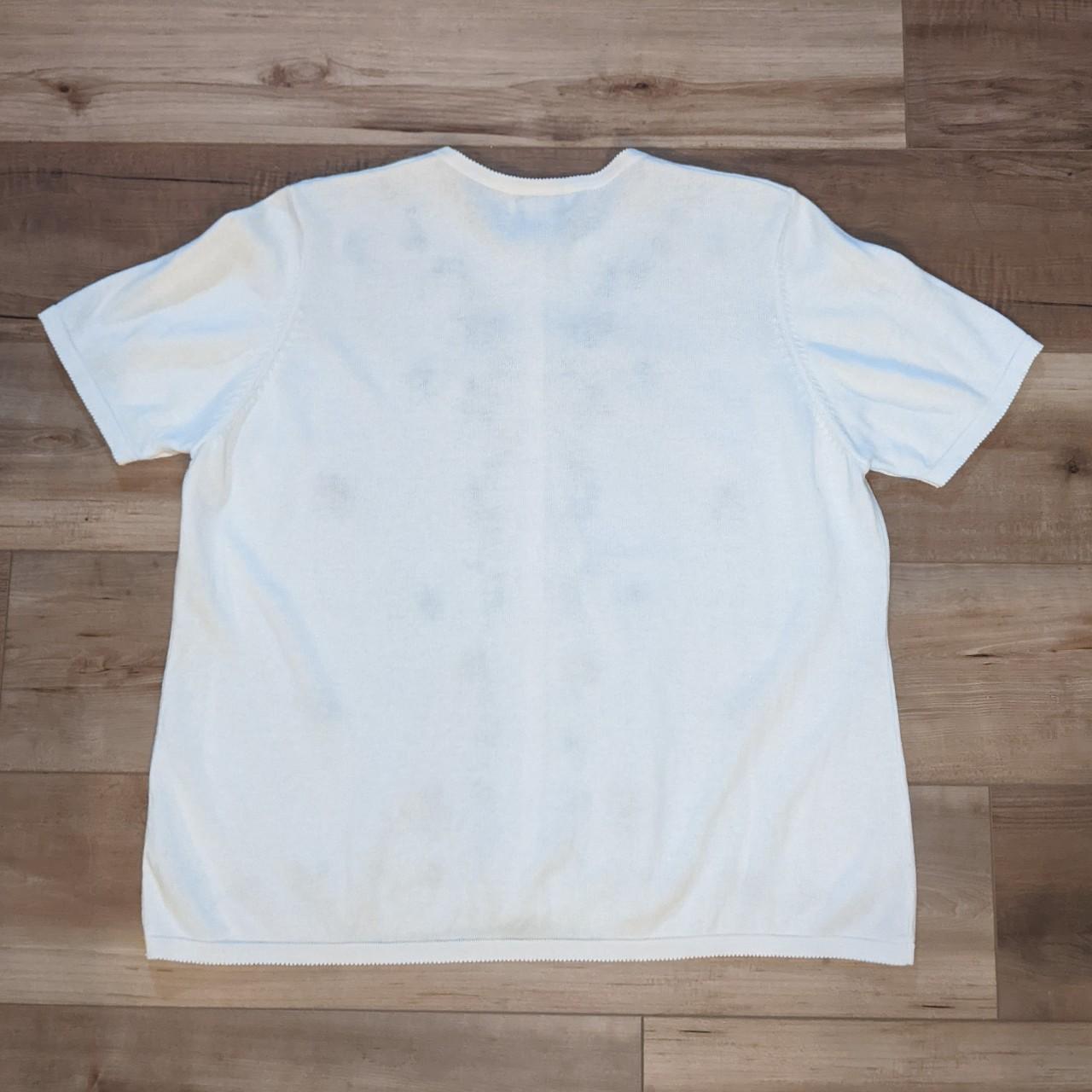 Sweet short-sleeved cardigan by Graver Studio. White... - Depop