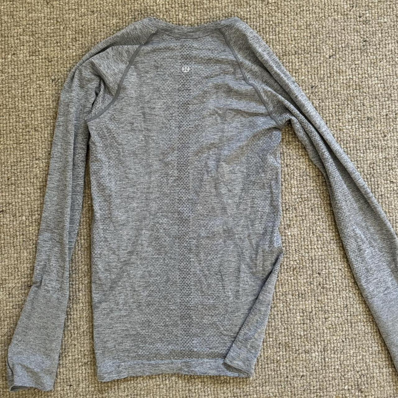Lululemon grey swiftly tech long sleeve SZ4 #activewear - Depop
