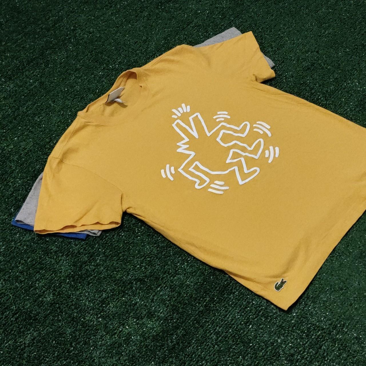 Keith Haaring Lacoste Shirt Adult Men's Size... - Depop