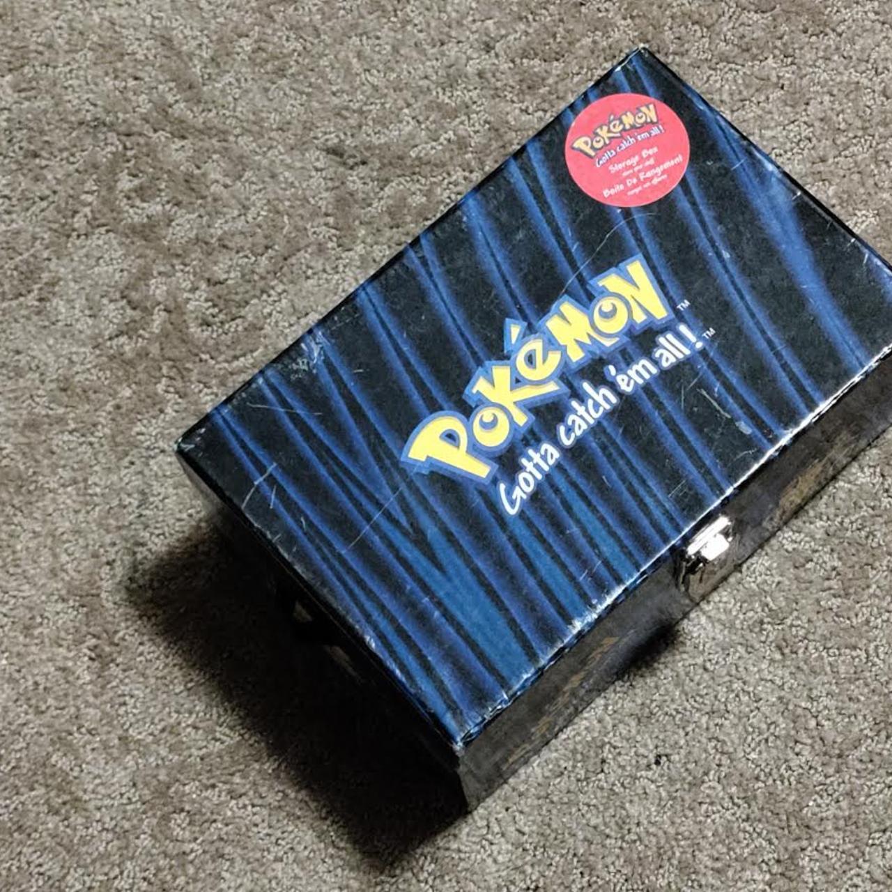 Vintage 1998 Pokemon Box Storage This has marks ,... - Depop