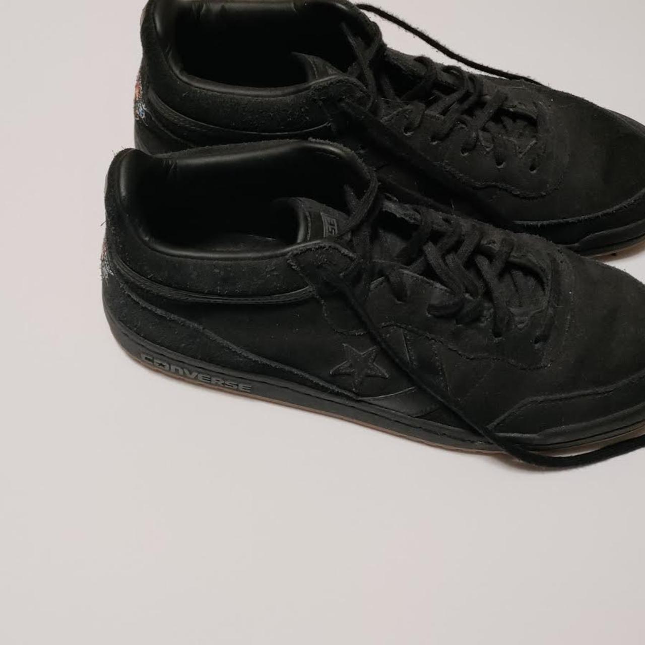 Nike Converse Embroidered Panther Moderate wear - Depop