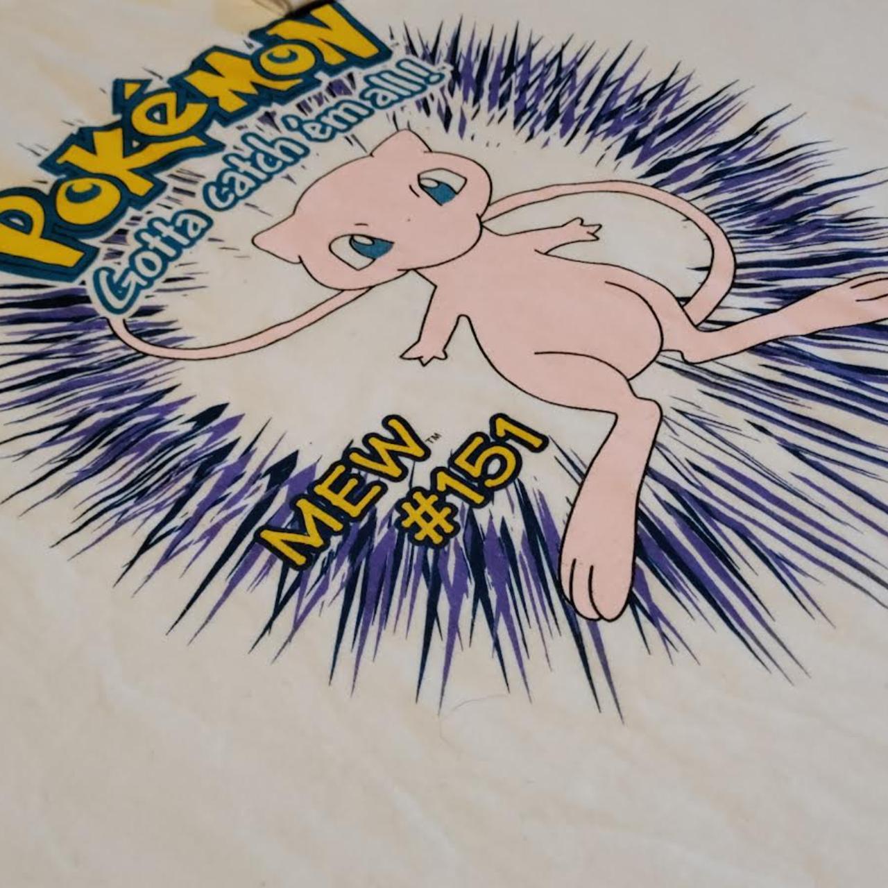 Vintage Nintendo Pokemon Mew Shirt Size Youth... - Depop