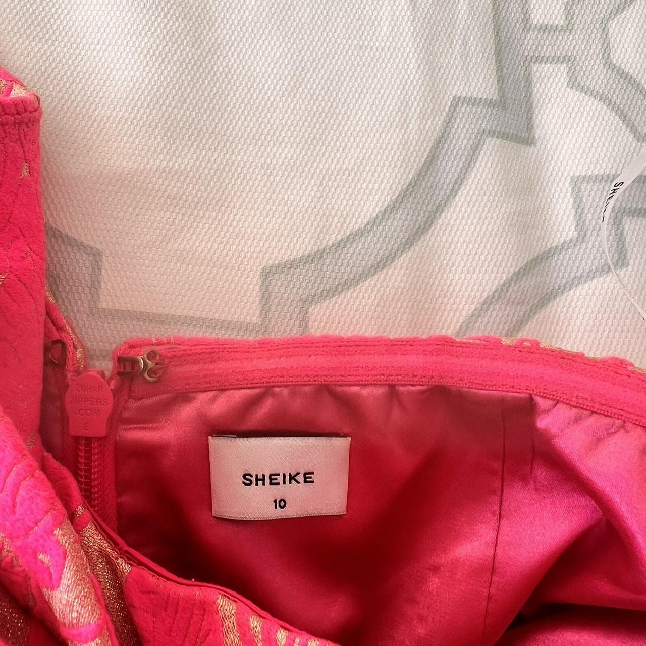 Sheike Highlight Mini Dress Pink.Size 10. - Depop