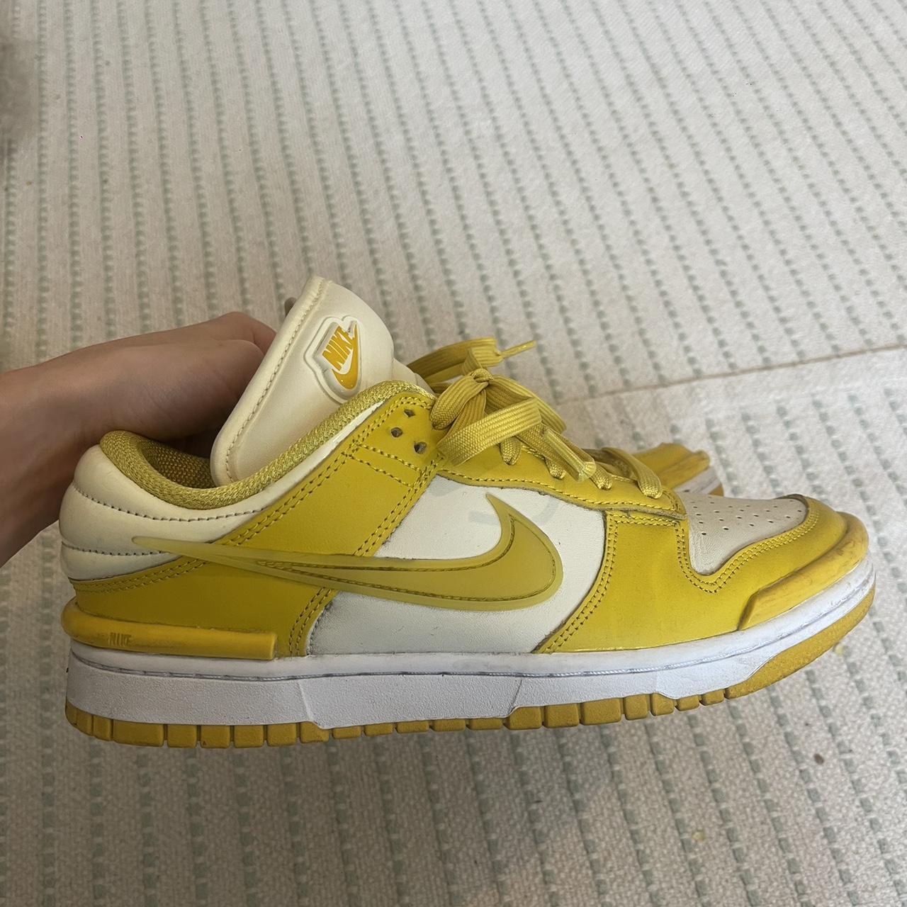 Yellow Nike dunk low twist trainers Size uk 6 ... - Depop