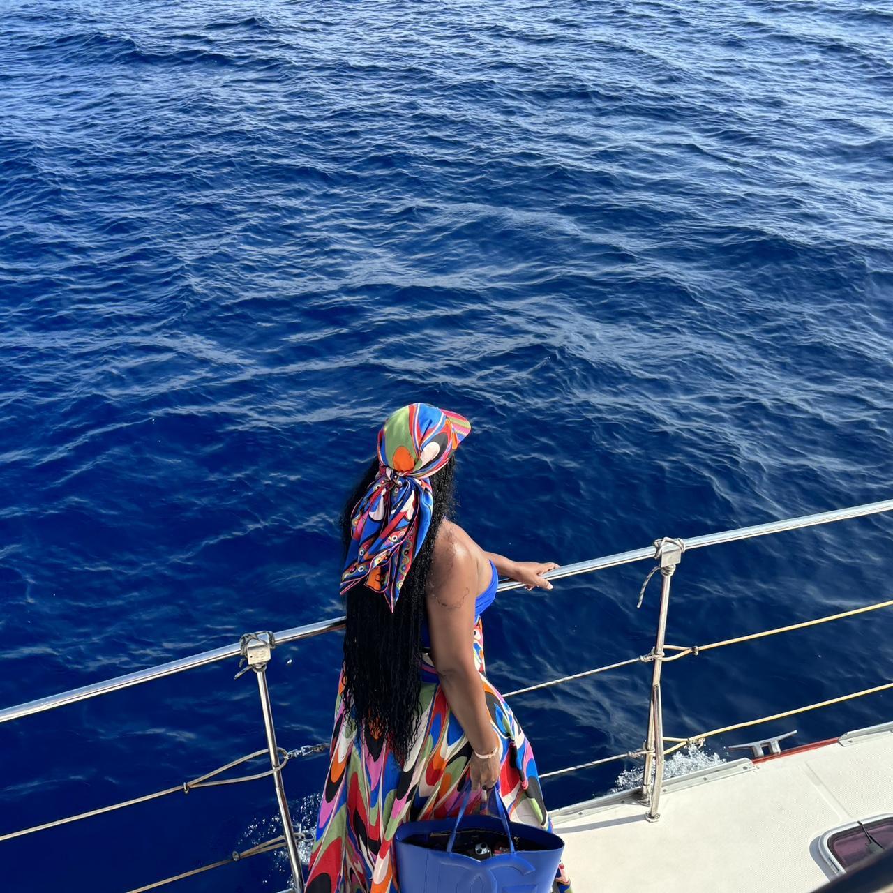 Emilio Pucci SCARF/HAT Worn once for photo shoot.... - Depop