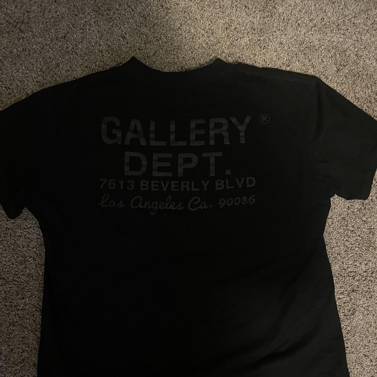 Large, Black, Gallery Dept. T-Shirt, boxy fit,... - Depop