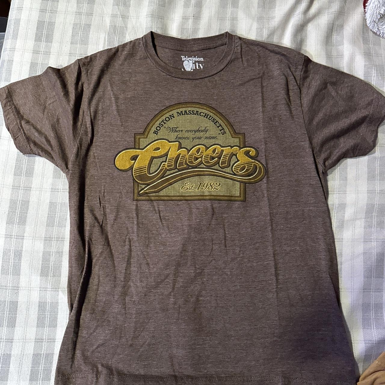 Brown Cheers Boston t-shirt #Boston #Cheers - Depop