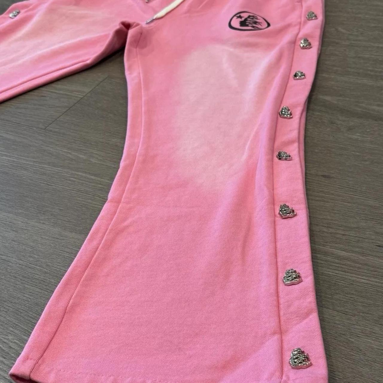 -Pink Hellstar Sweatpants -Brand New -DM With... - Depop