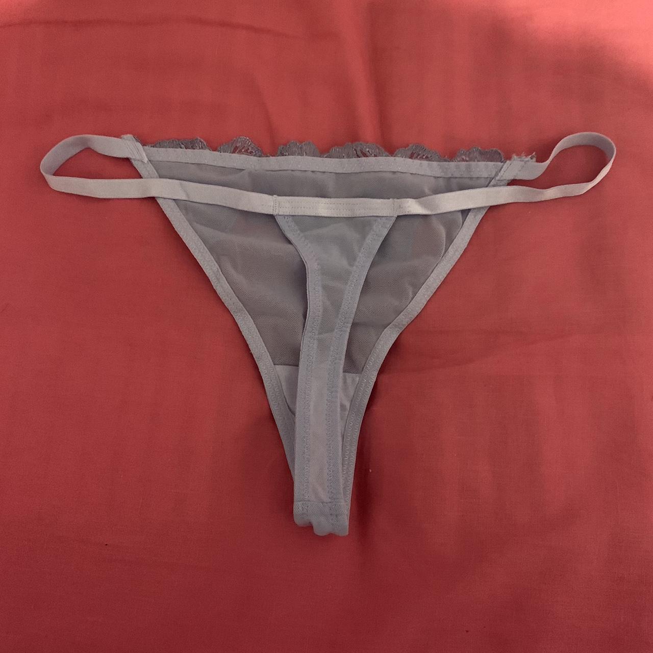 Light blue thong brand new good condition size 12 - Depop