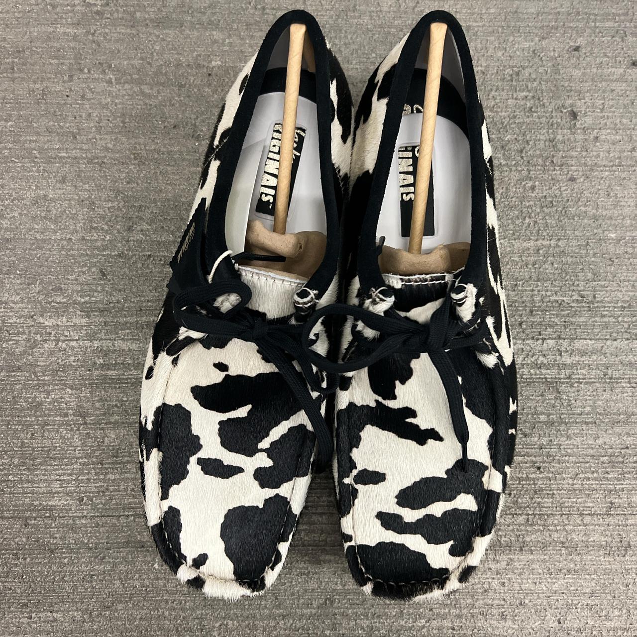 Clarks Wallabees COW PRINT! these are so cool! I... - Depop
