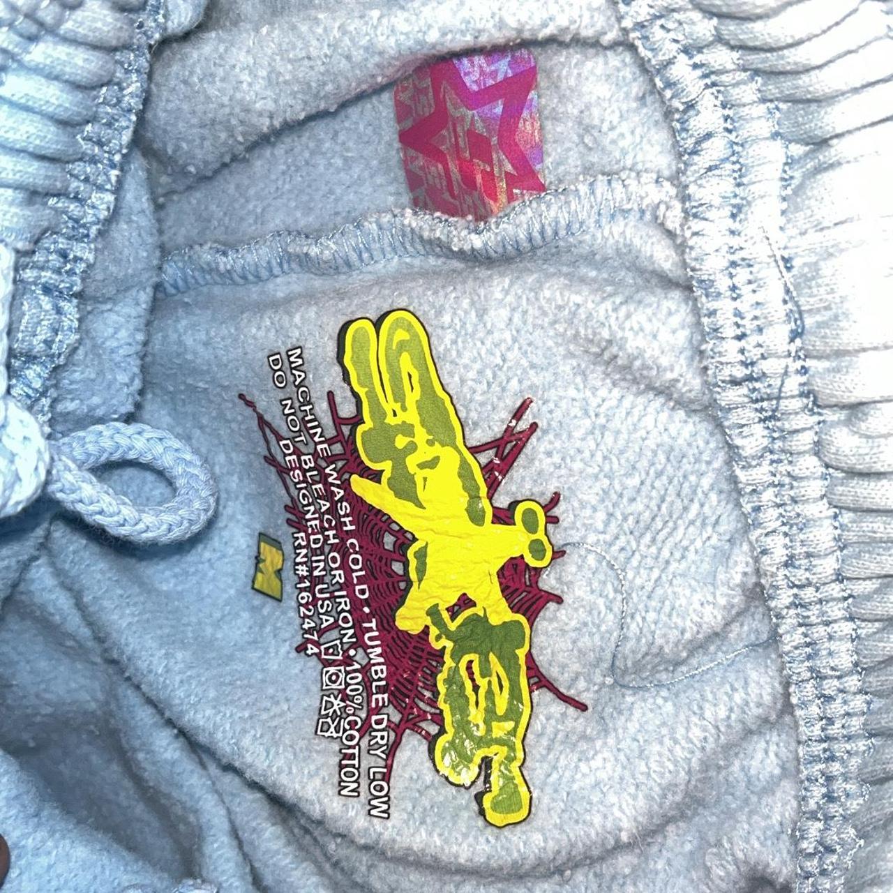 Sky Blue Sp5der Sweats - Depop