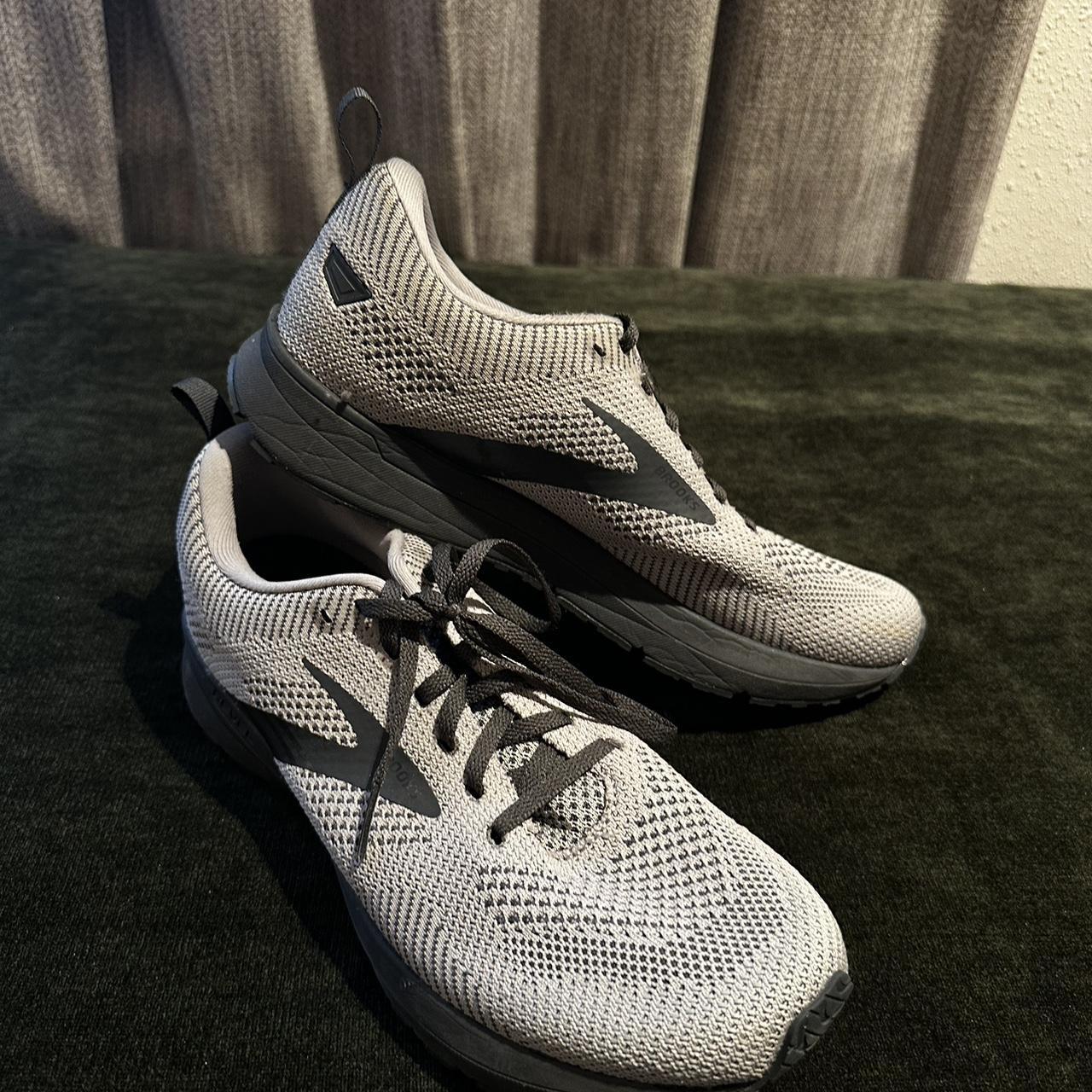 grey brooks sneakers - Depop