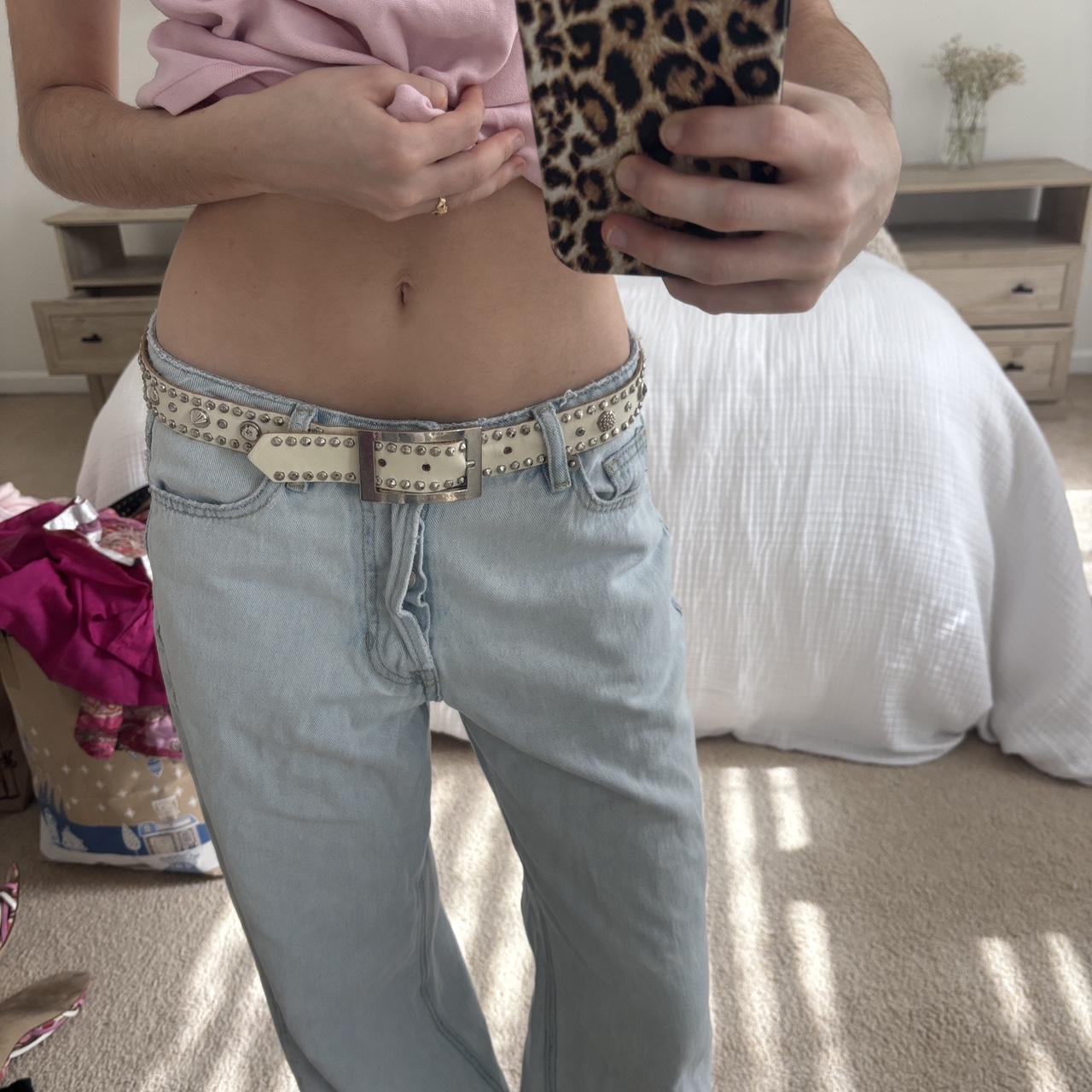 Vintage Y2K studded belt #vintage #y2k #glam #2000s | Depop