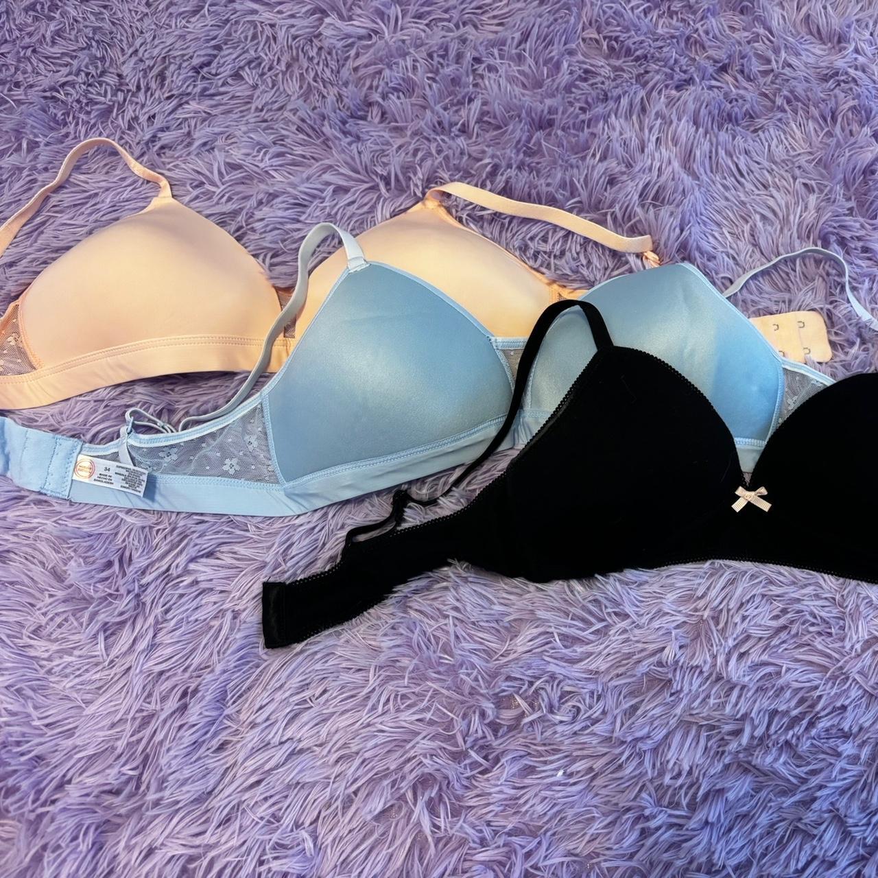 Multi-coloured bra bundle DM BEFORE BUYING dm for... | Depop