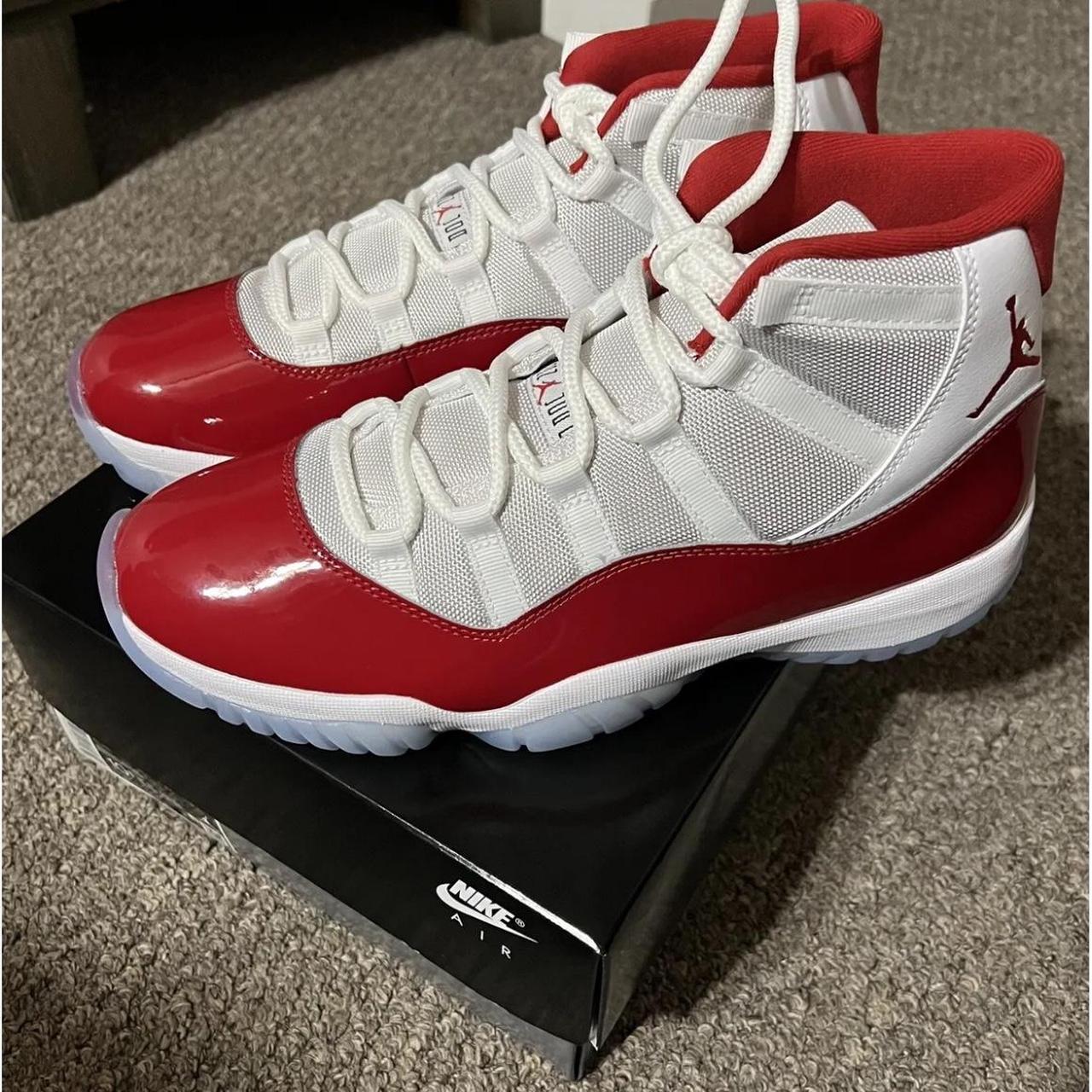 Jordan Cherry 11’s 10.5(2) - Depop