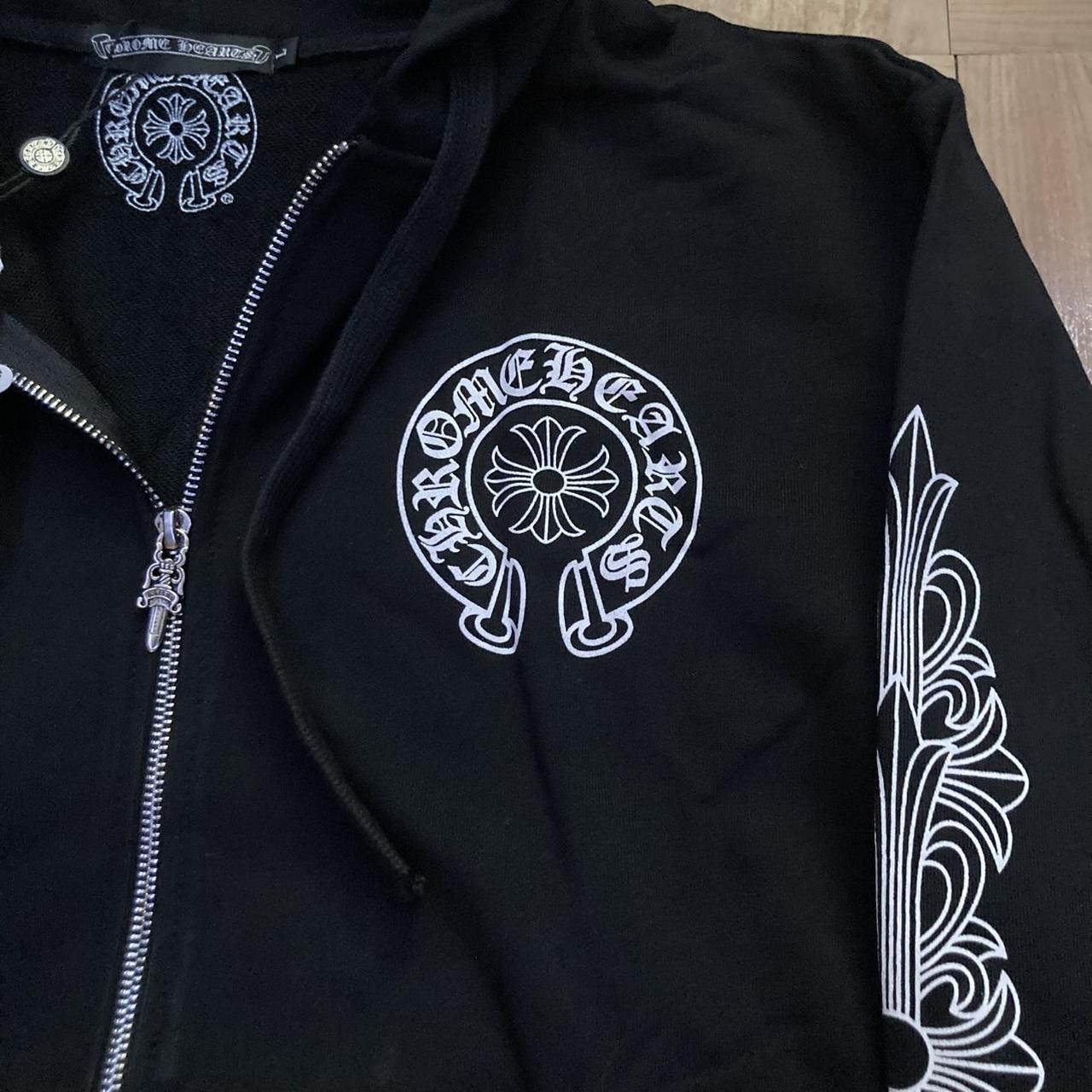 Chrome hearts los angeles zip up hoodie brand new... - Depop