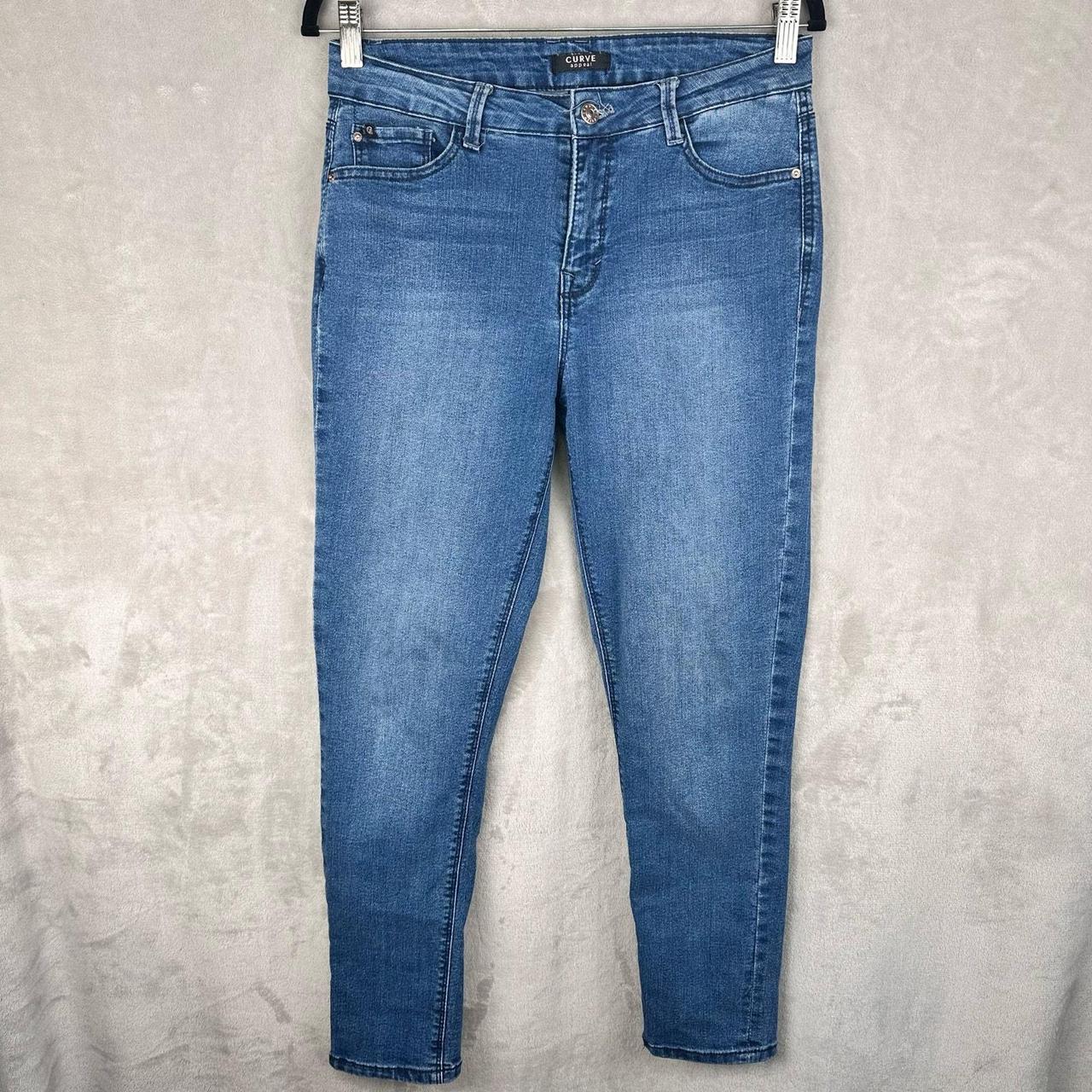 Curve Appeal Jeans Womens 8 Blue Skinny Stretch. Depop