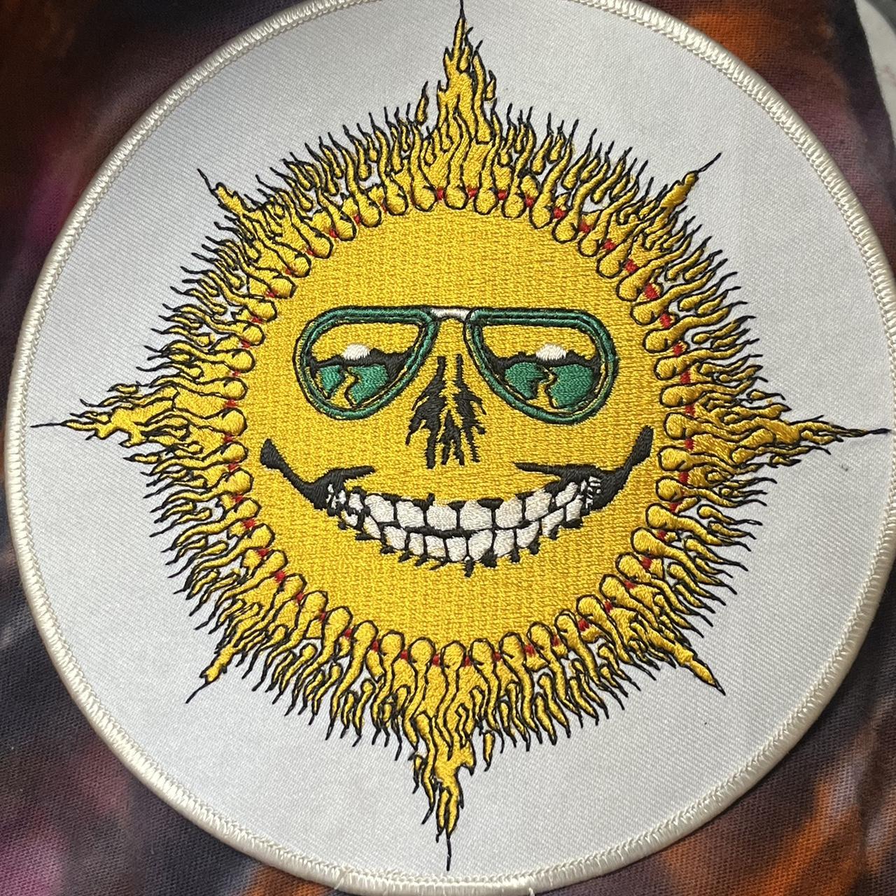 Vintage Large Skeleton Sun Grateful Dead Patch! In... - Depop