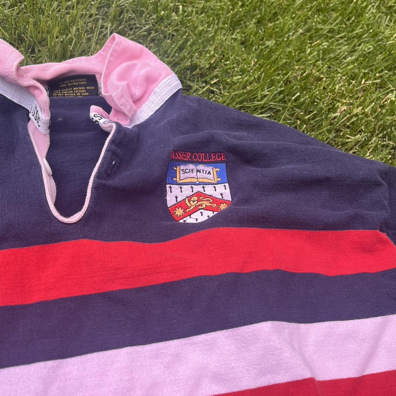 Basser college long sleeve polo 🏫 MENS M #depop... - Depop