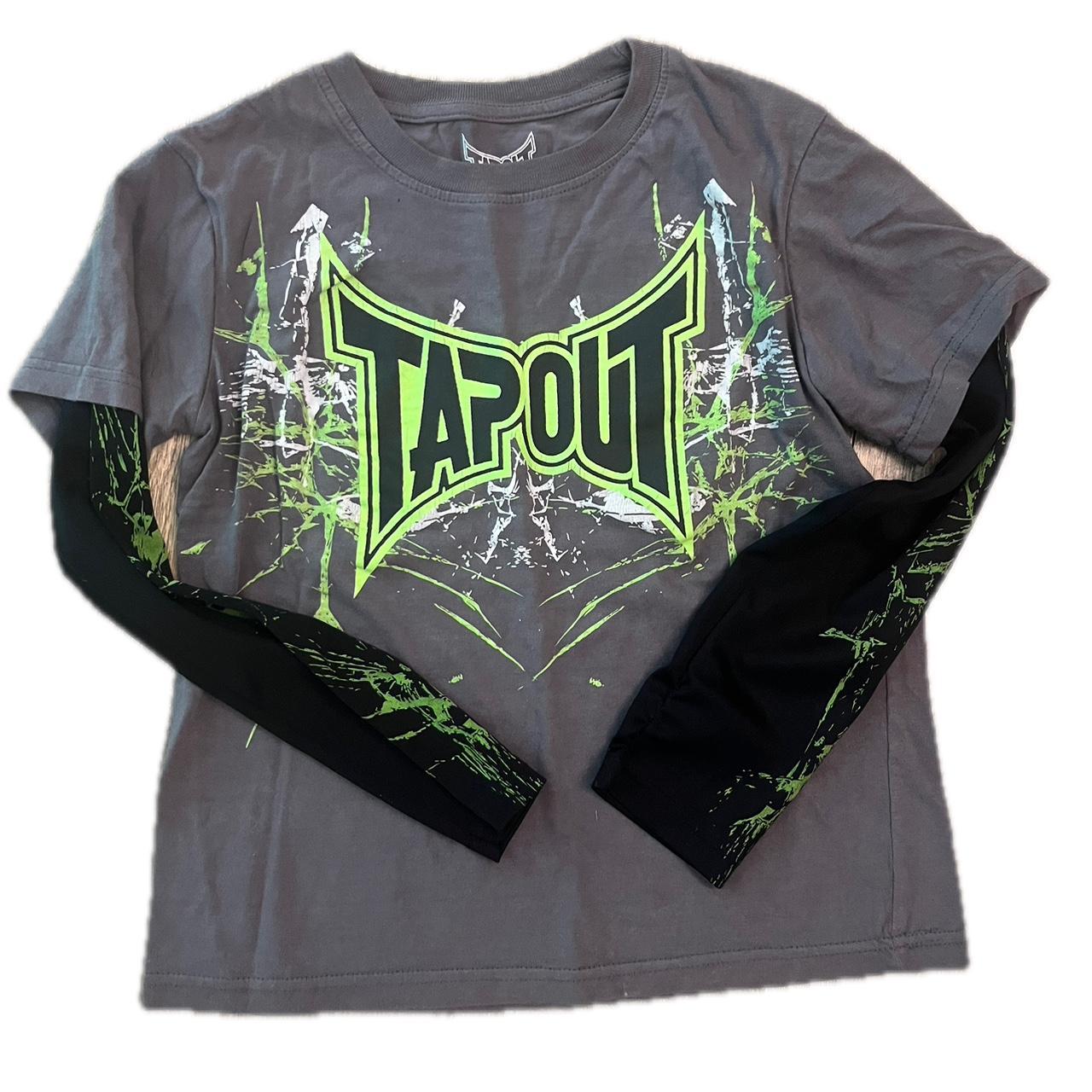 y2k tapout thermal w/ awesome sleeve design ‼️ DM... - Depop