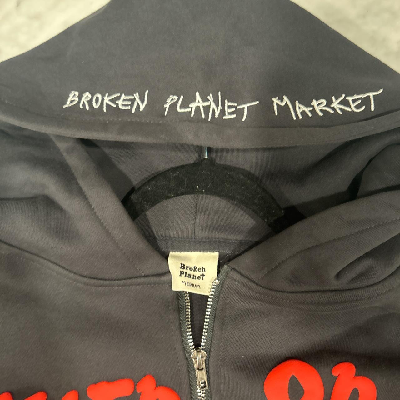Broken Planet Zip up (100 percent authentic) - Depop