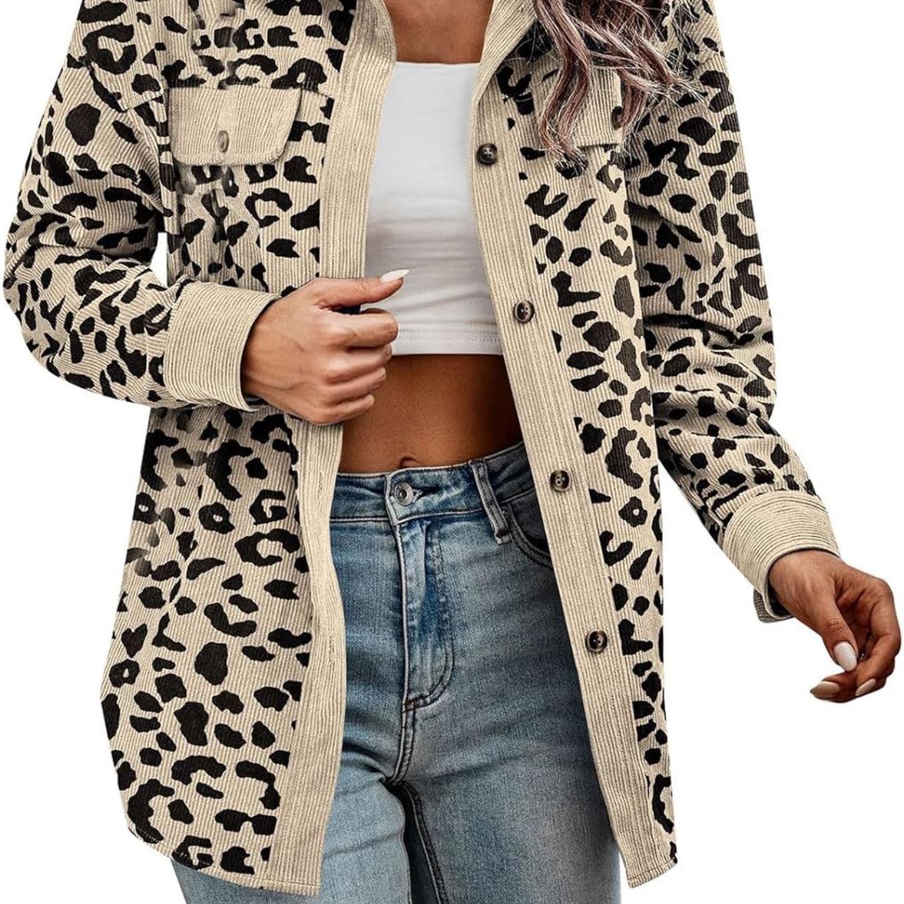Cheetah leopard shacket Make an offer or bundle... - Depop