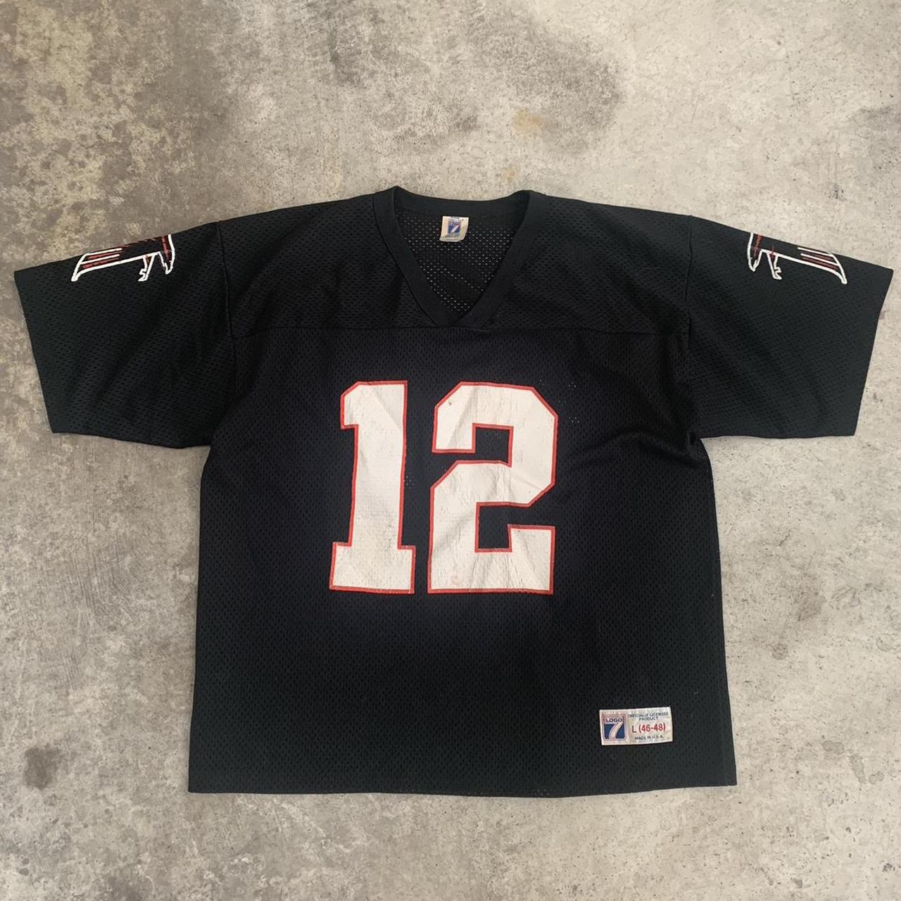 Vintage 90’s Logo 7 Atlanta Falcons Boxy Fit... - Depop