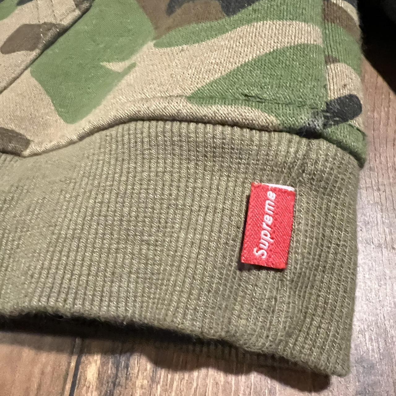 Supreme box logo camo hoodie, size large - Depop