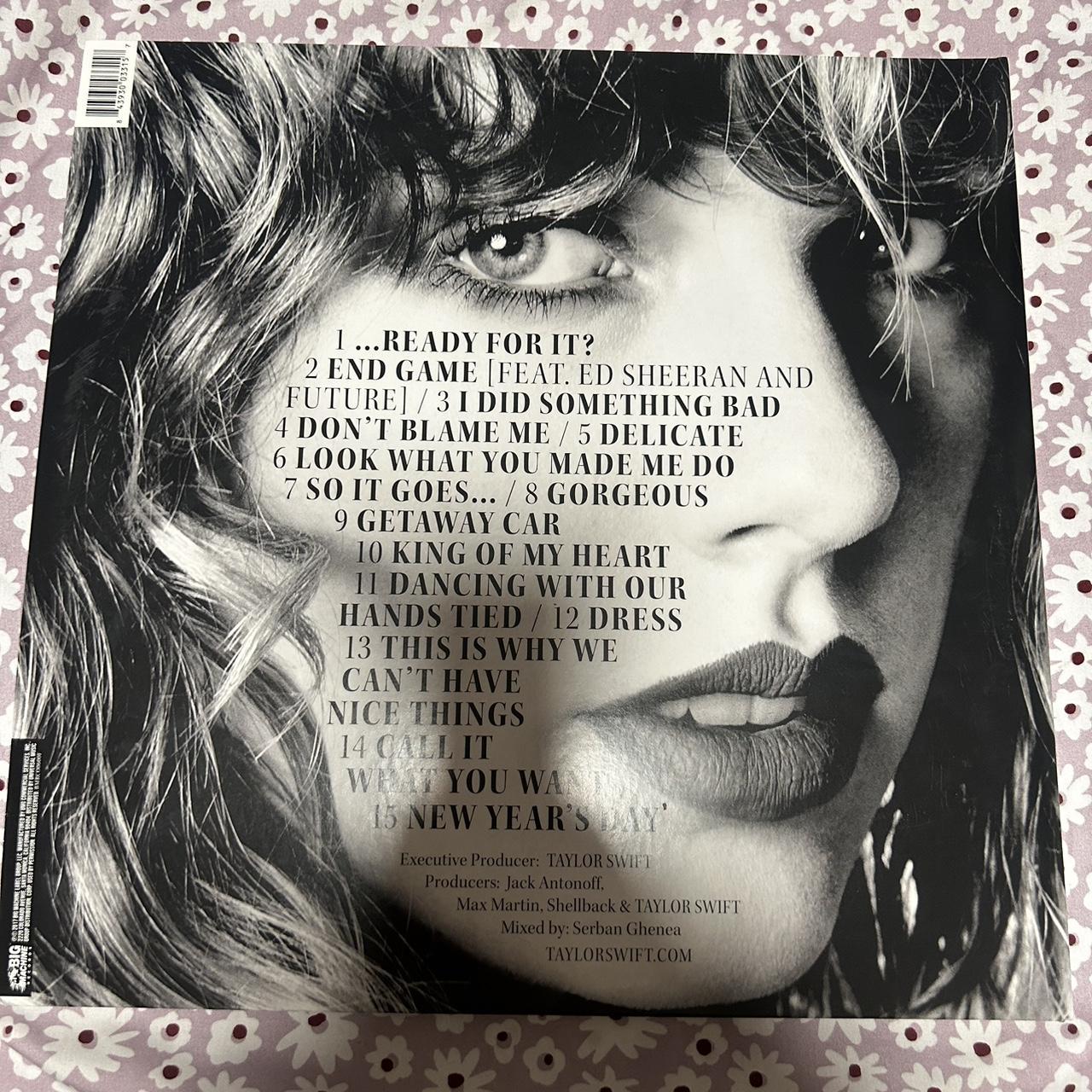 Taylor swift reputation picture disk vinyl. Opened... - Depop