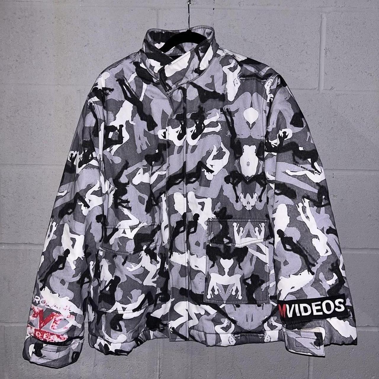 Droland Miller camo cargo jacket from V5 collection,... | Depop