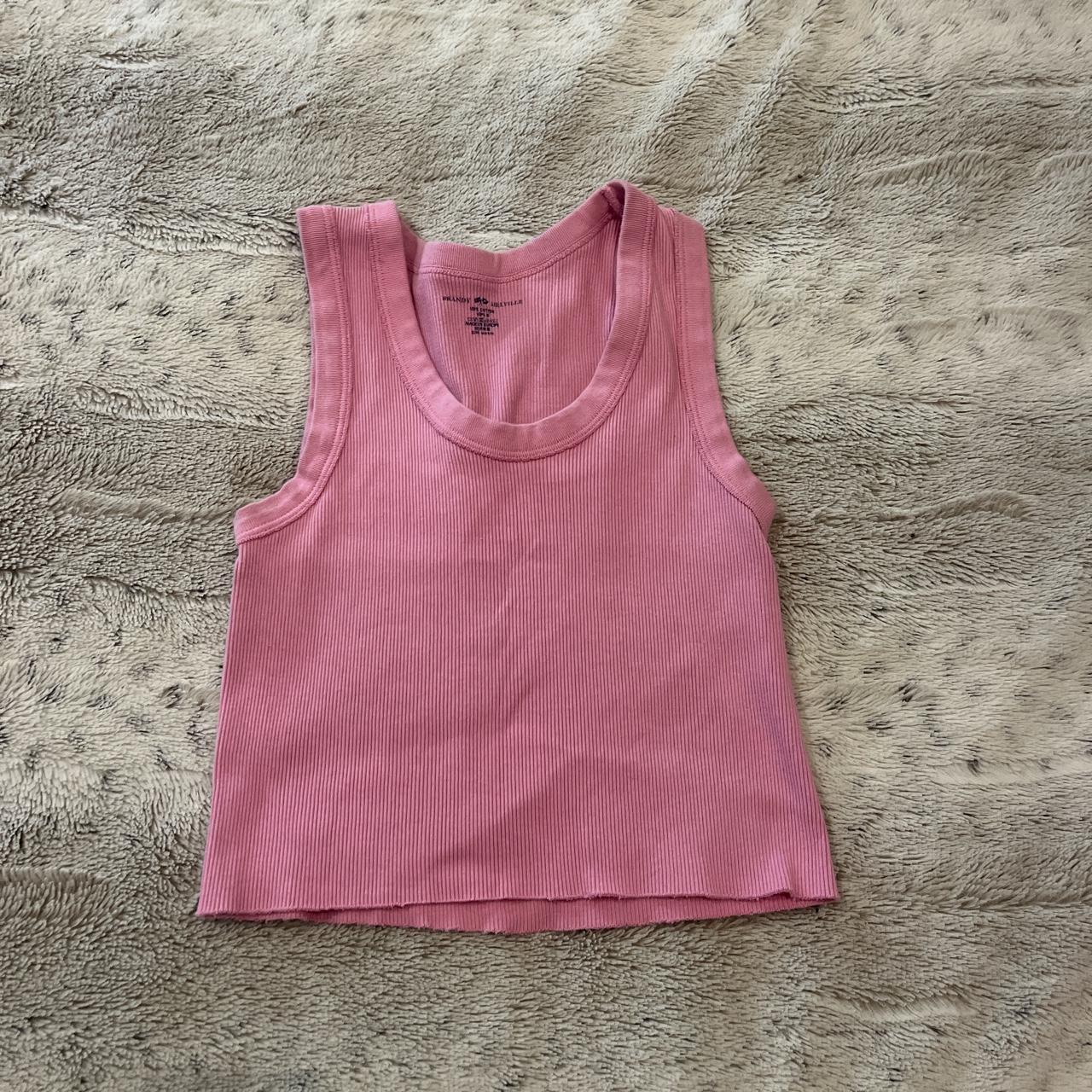 pink brandy top - Depop