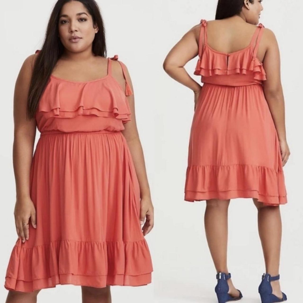 Brand: Torrid Size: 1 (1X) Color: Coral Features:... - Depop