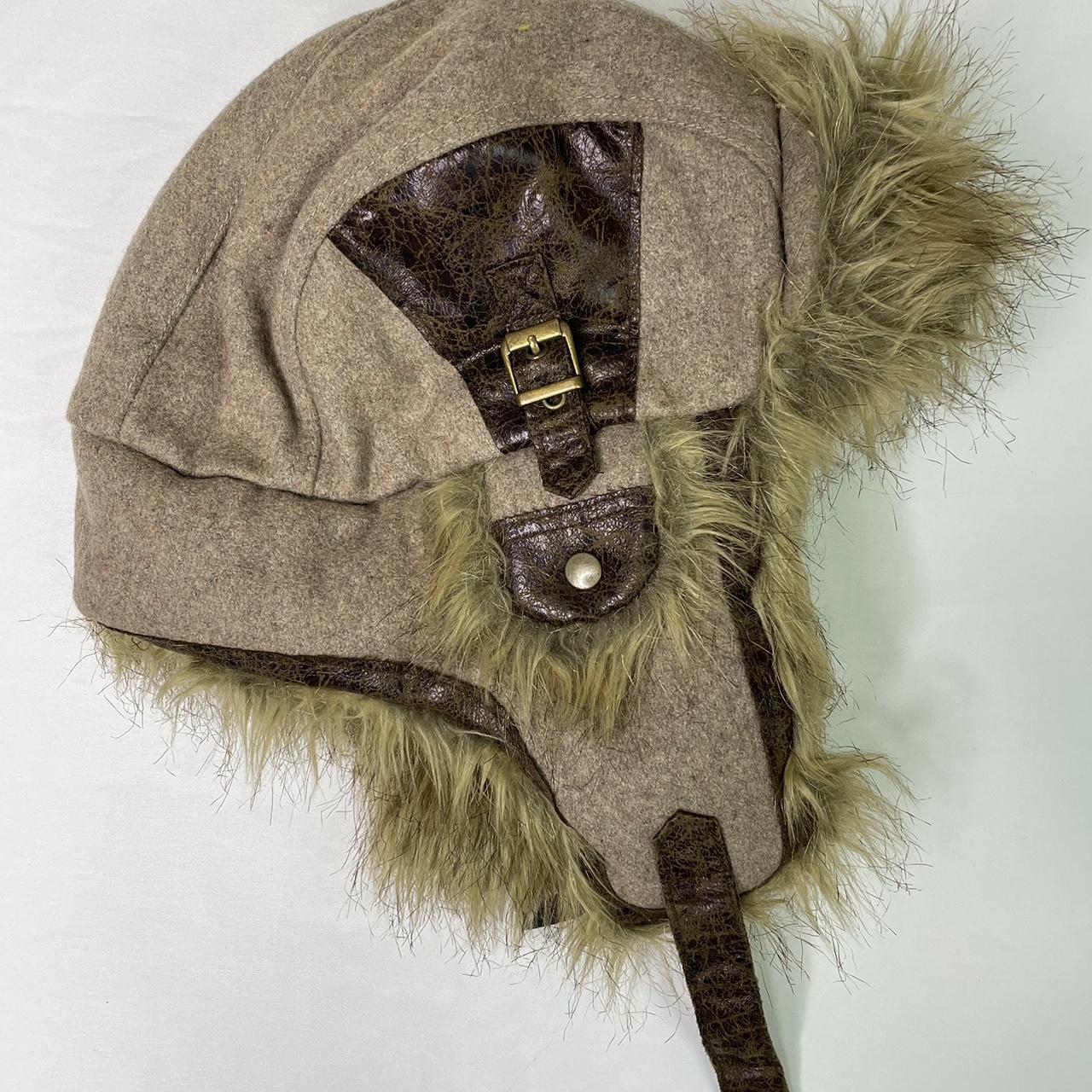 Red Head Aviator Trapper Hat Size: Large Color:... - Depop