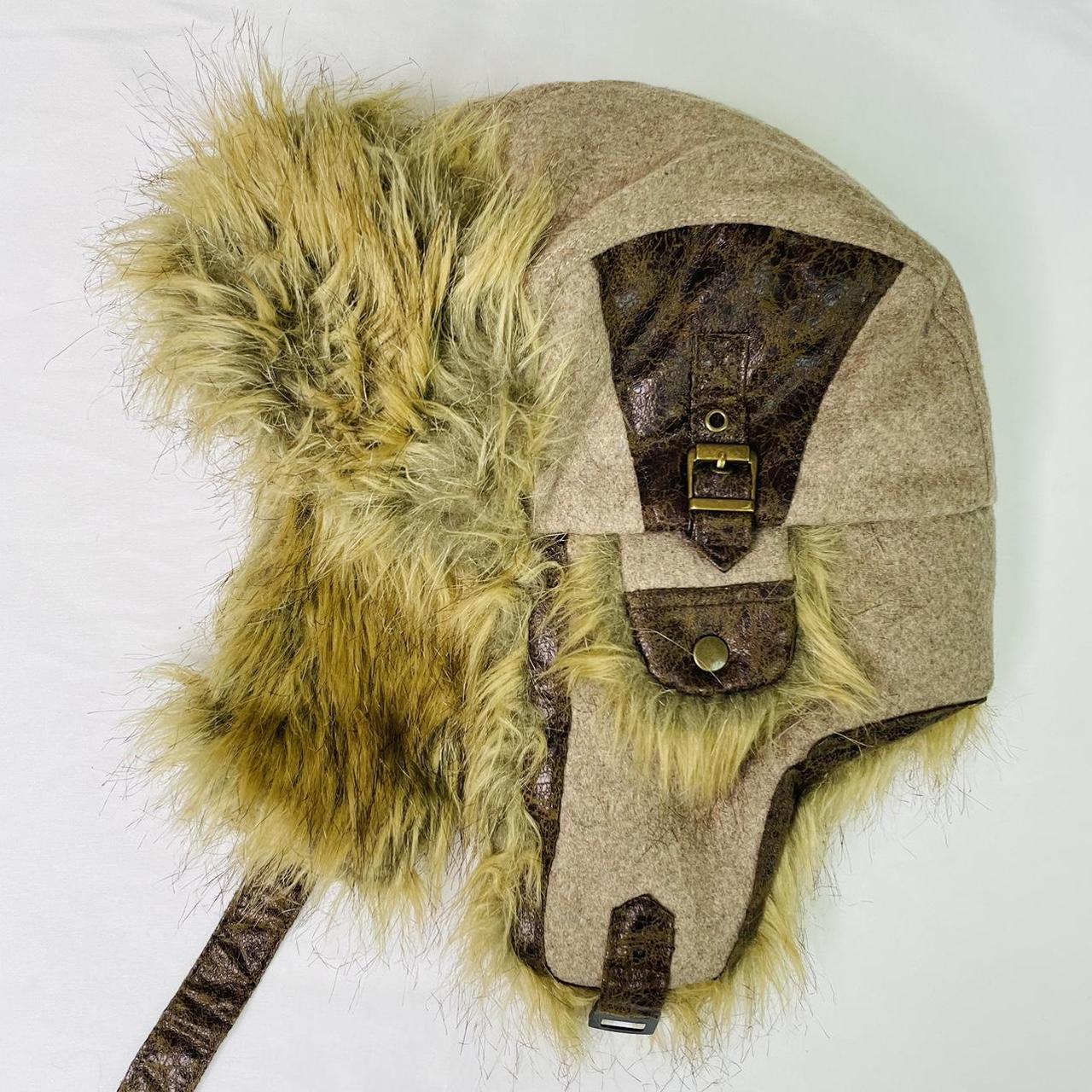 Red Head Aviator Trapper Hat Size: Large Color:... - Depop