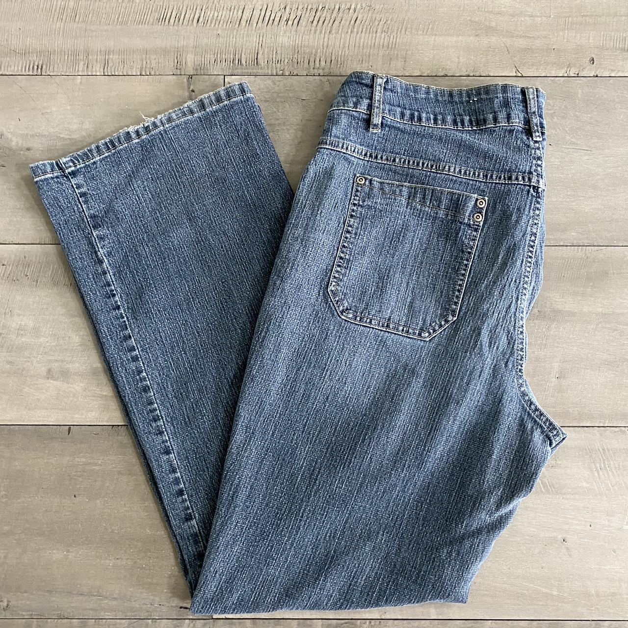 Blue Faded Glory Boot Cut Jeans - 18W - Depop