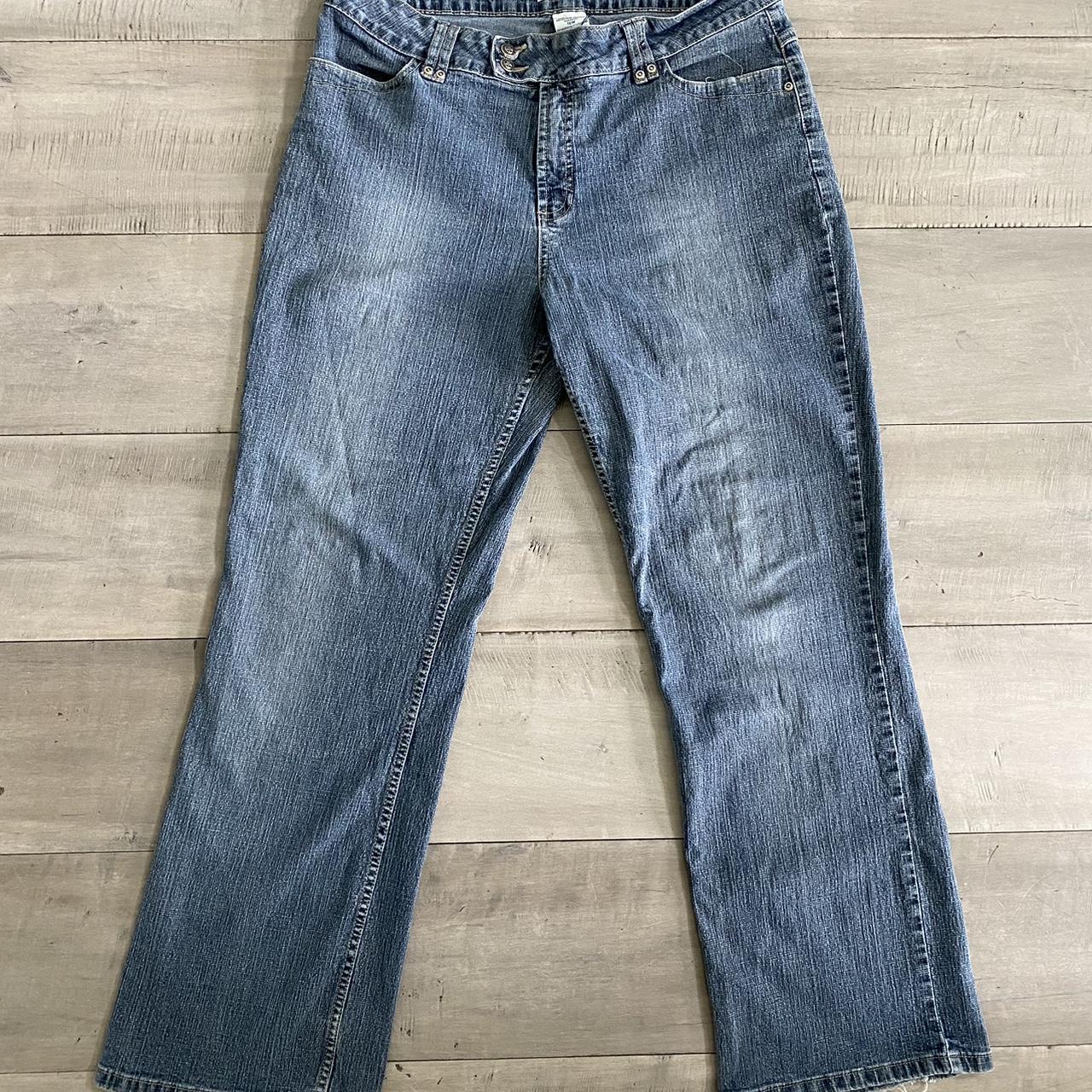 Blue Faded Glory Boot Cut Jeans - 18W - Depop