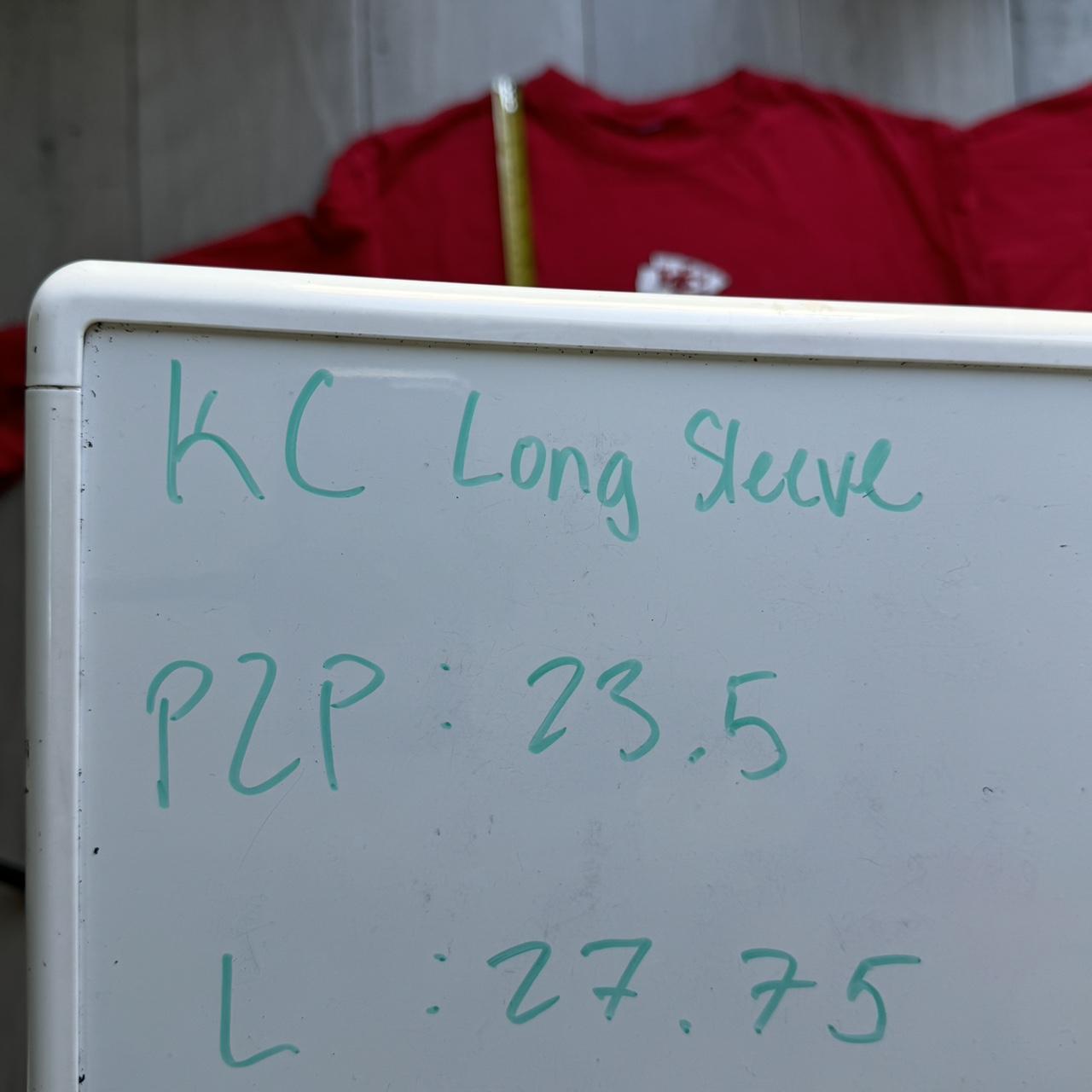 Puma Red Kansas City Chiefs NFL Spell Out Longsleeve... - Depop