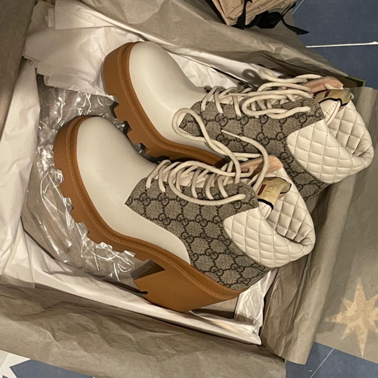 Brand New Gucci Boot Never been worn - Depop