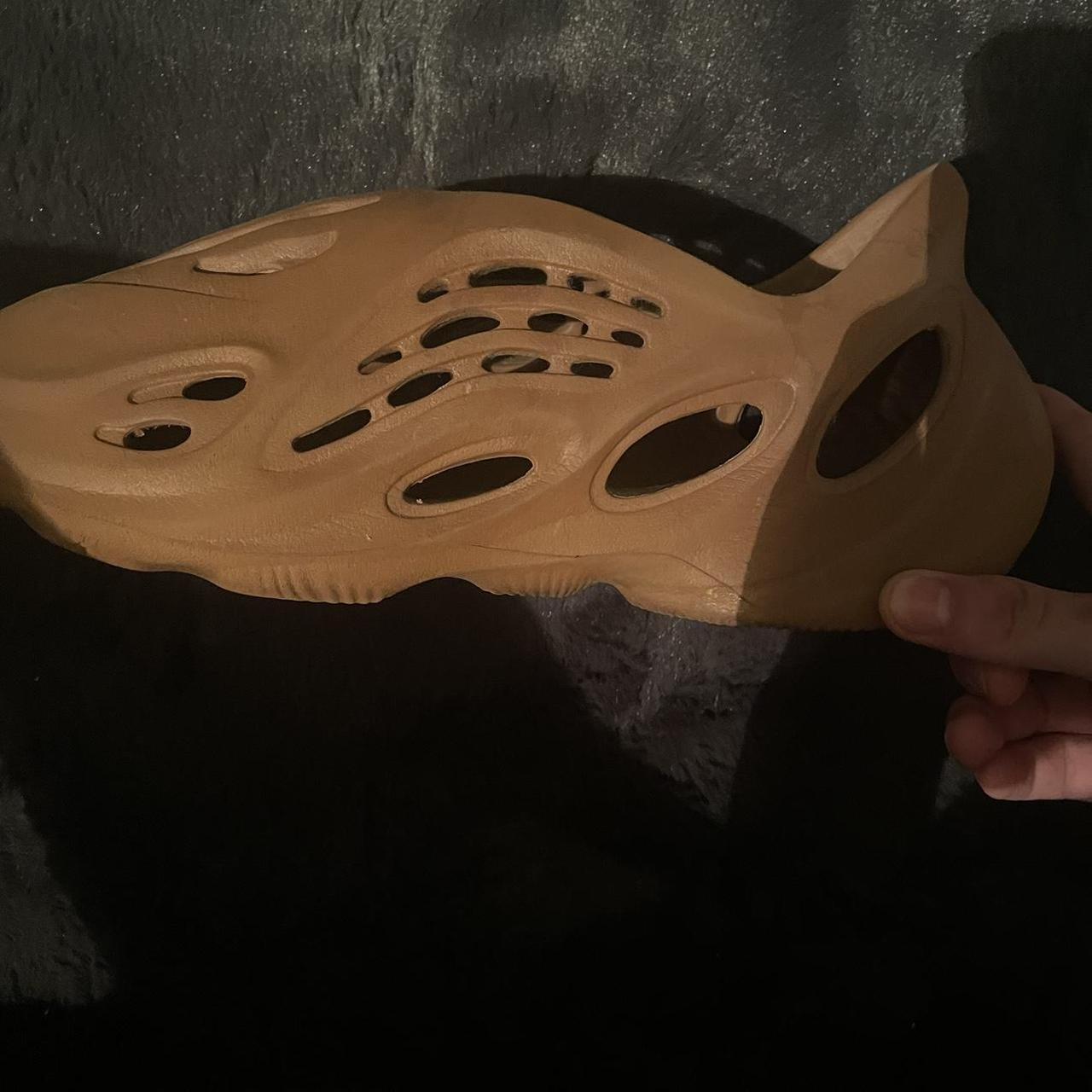 Clay Red Yeezy Foam Rnnr size 10 barely worn - Depop