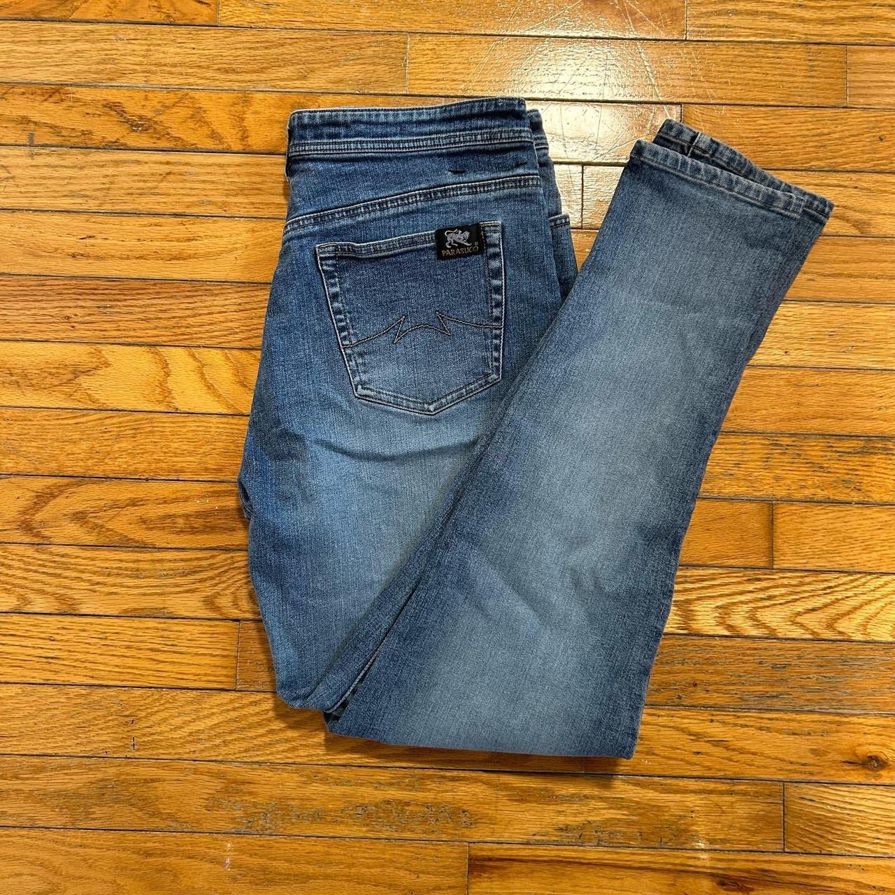 Parasuco Jeans Mens 34 Medium Wash Blue Extreme Fit... - Depop