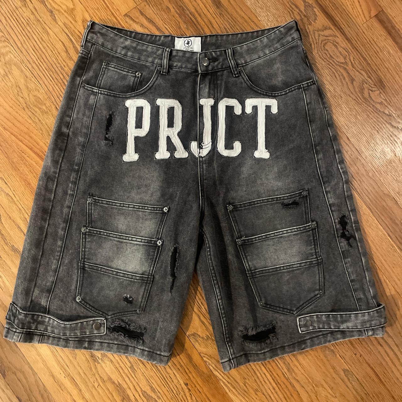 Project Capri Triple Pocket Jorts Size 34 Never worn... - Depop