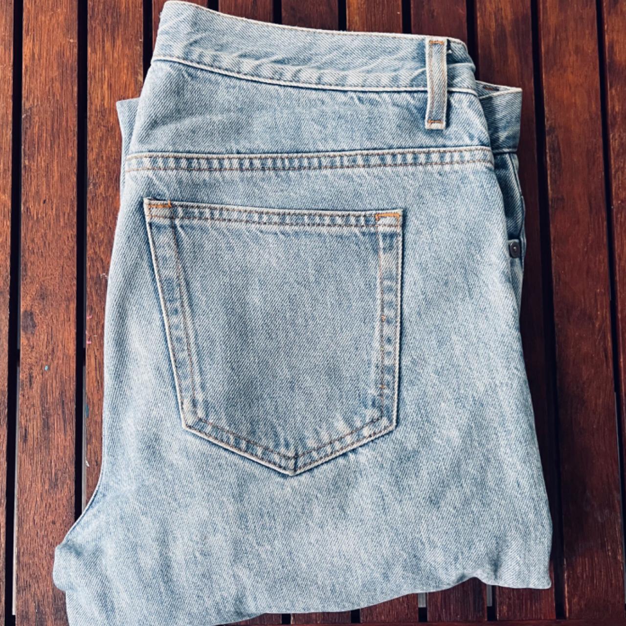 Asket the washed denim jean ‘stone bleach’ 30w/30l... - Depop