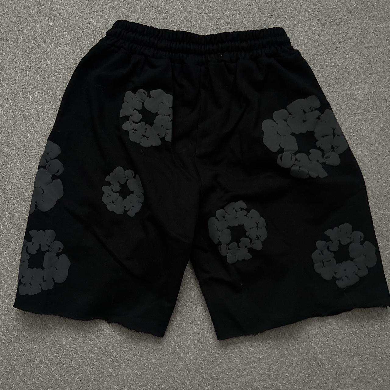 Size Medium Denim Tears Black and Grey Shorts... | Depop