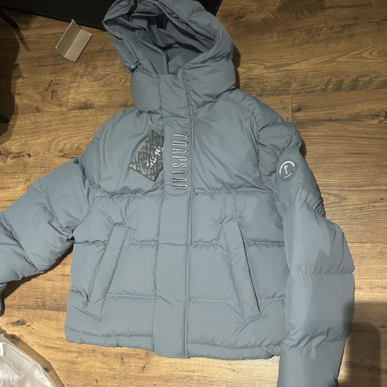 TRAPSTAR GREY COAT M PURCHASED FROM OFFICIAL WEBSITE - Depop