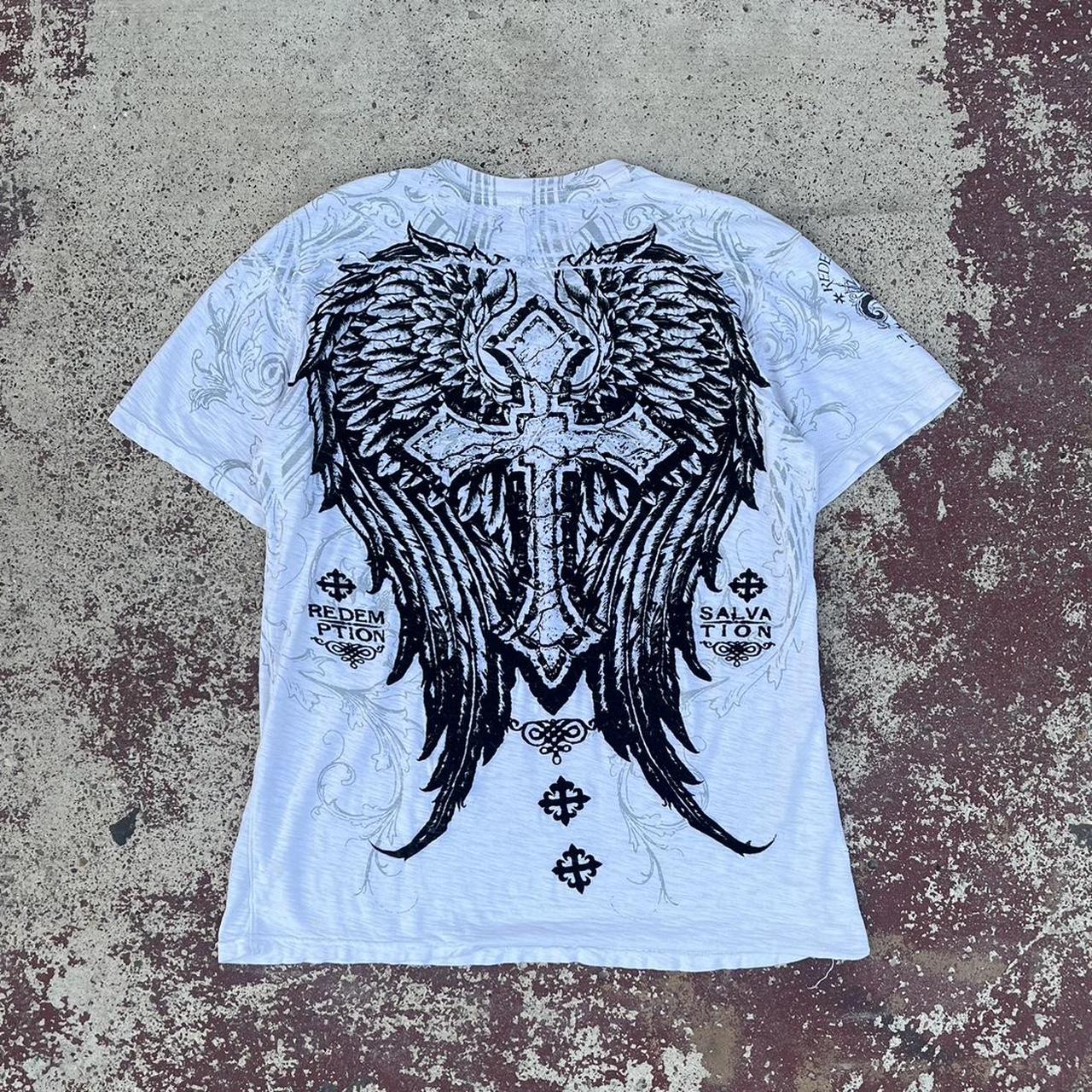 Raw state y2k front and back design Sick Y2K design... - Depop